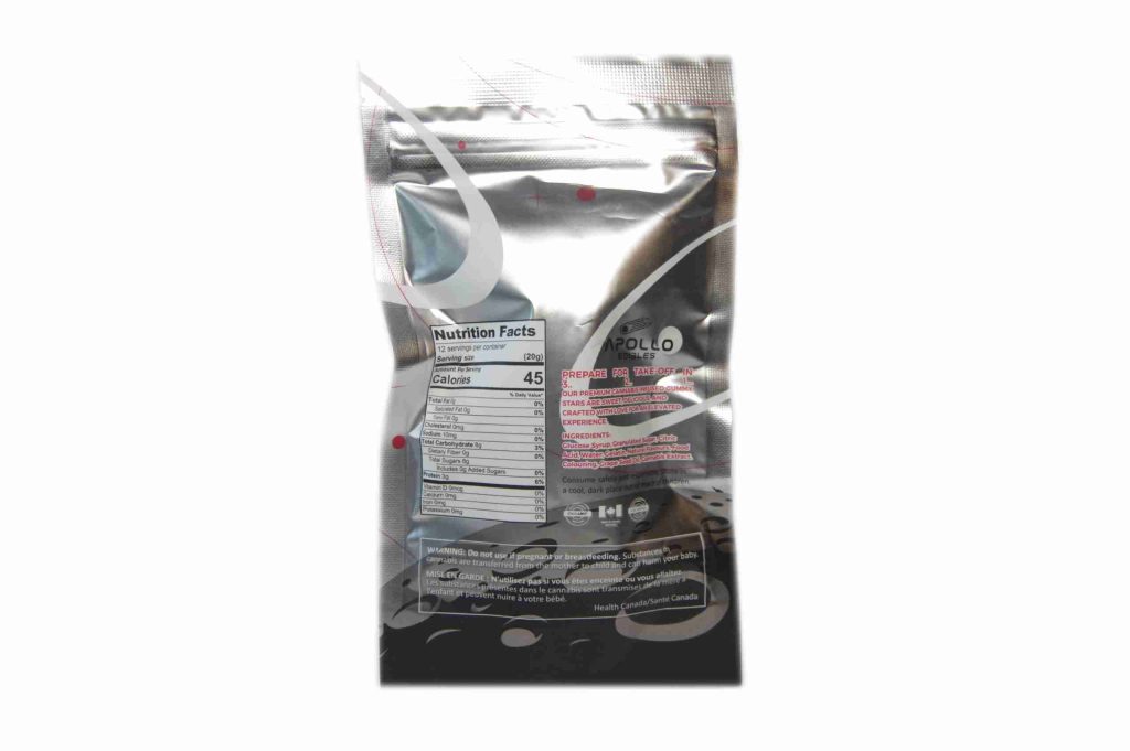 Apollo Edibles – Cherry Shooting Stars 3000mg THC Sativa - Herb Castle