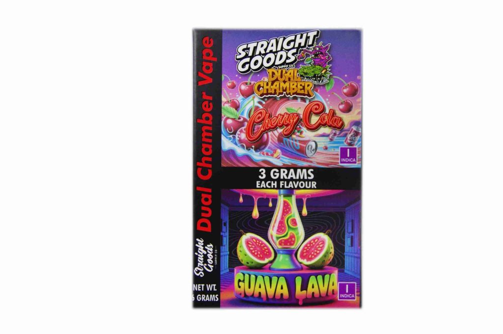 * New * Straight Goods Dual Chamber Vape – Cherry Cola + Guava Lava (3 ...